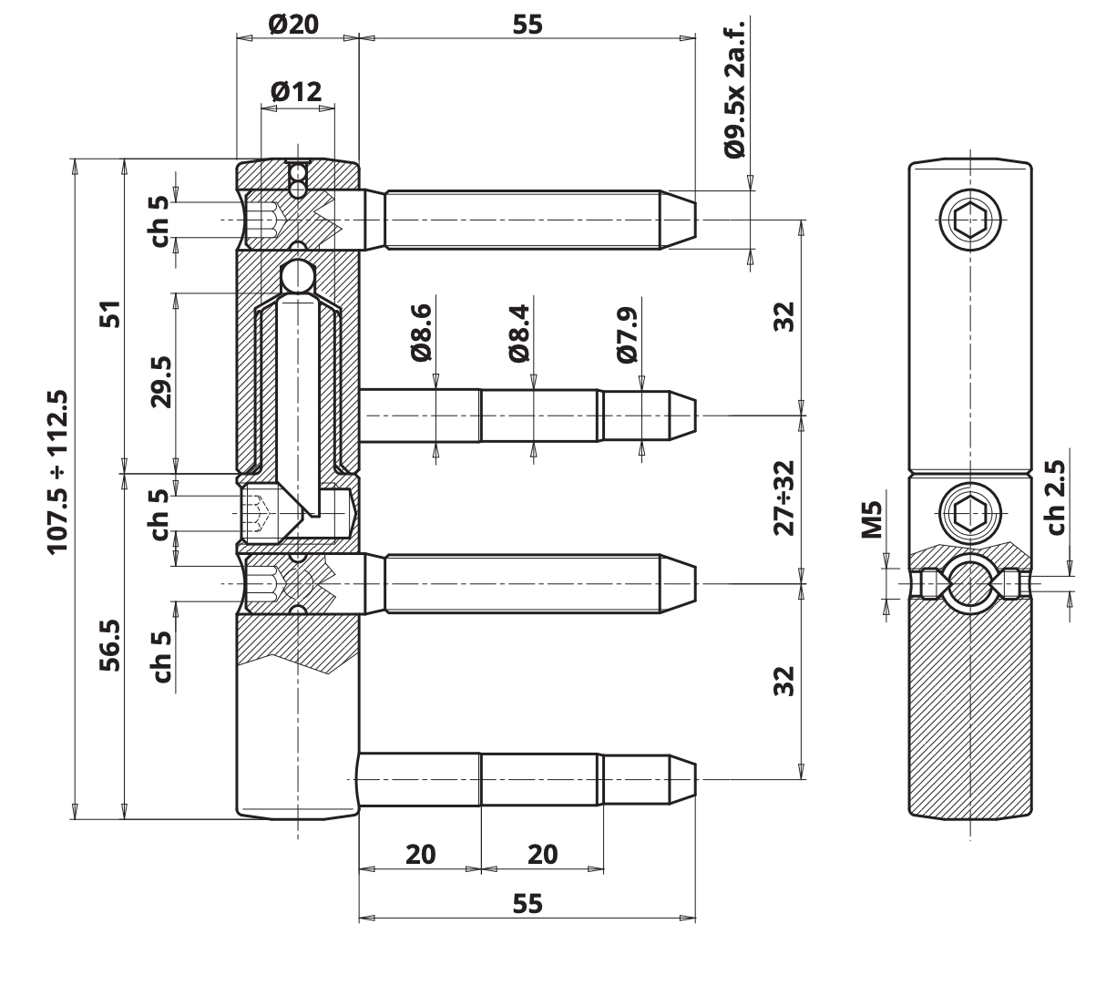 Nostosarana 495Ø20mm Fe/Zn - Rakennushelasto Oy